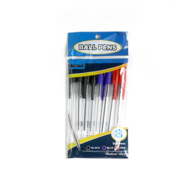 Ballpoint Ink Pen, Assorted Pack – Blusource- School On Wheels - MA
